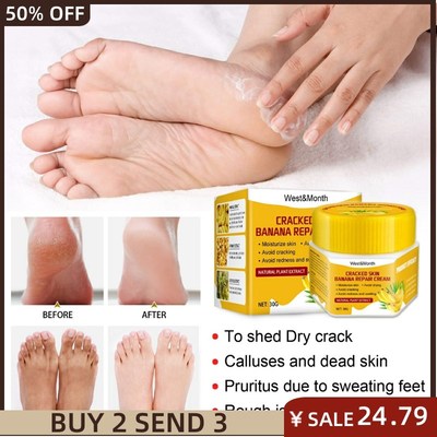 Banana Oil Anti-Drying Crack Foot Cream Heel Cracked Removal