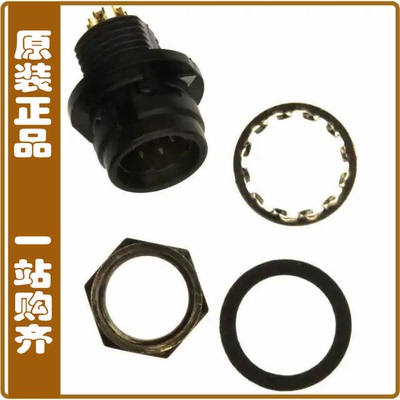 HR30-6R-6P(71)【CONN RCPT MALE 6P GOLD SLDR CUP】