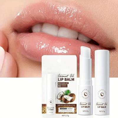 Anti-Cracking Lip Balm Coconut  Lip Wrinkle Lipstick护唇膏
