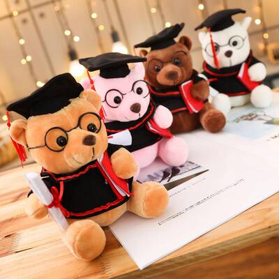 Graduation teddy bear Soft Toy Plush Doll Commemorative Gift
