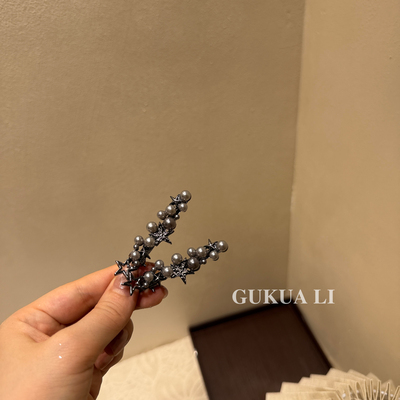 GUKUALI轻奢珍珠水钻发夹