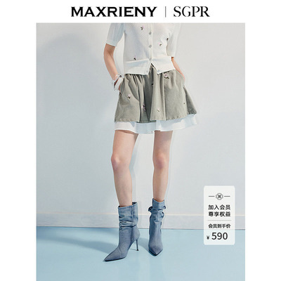 小A散摆设计	精致刺绣