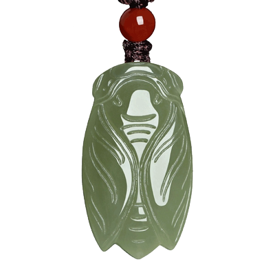 和田玉蝉吊坠一鸣惊人挂件男女款