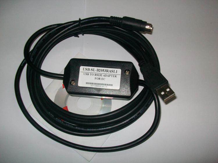 JXMCU_USB-SLB2053RASL1适用艾默生PLC编程线EC20 PLC下载线
