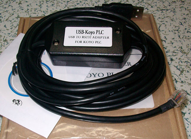 JXMCU_USB-Koyo plc适用光洋SH,SM,DL,SU,SN64 PLC编程线6P水晶头
