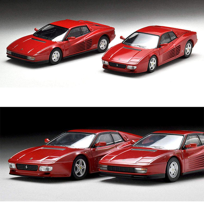 Tomytec收藏限定仿真合金车模型TLV-NEO法拉利512TR Testarossa_虎窝淘