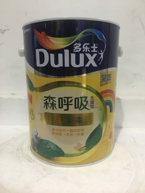 多乐士森呼吸全效儿童漆5升环保净味全效乳胶漆内墙水性涂料