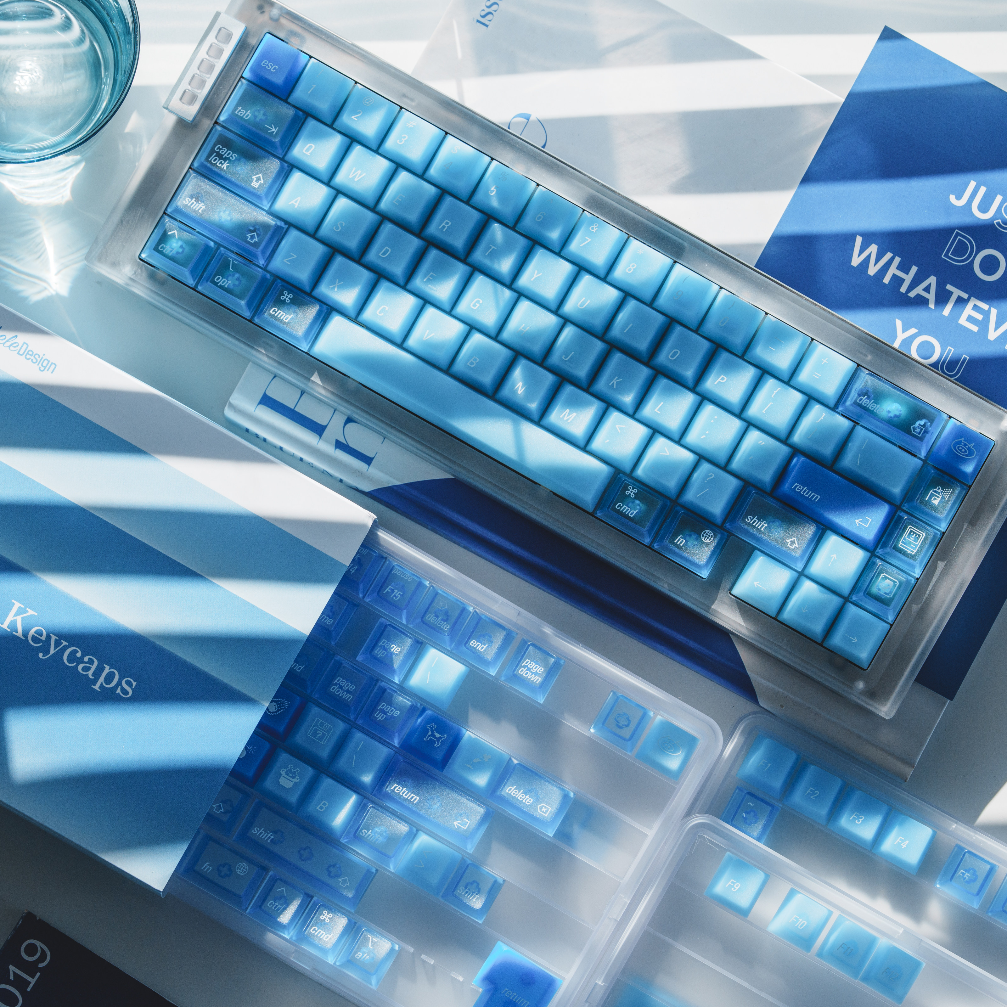LeleDesign Oceanblue PC三色蓝 夏日海洋 原厂高度 机械键盘键帽