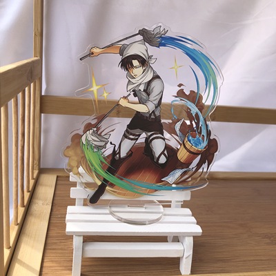 进击的巨人三笠艾伦立牌摆件周边