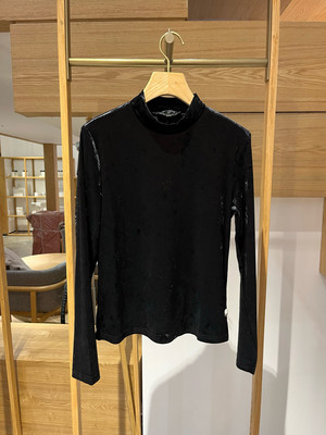 大雅家秋冬款百搭高领丝绒长袖打底衫 HFKIA5522A-1199