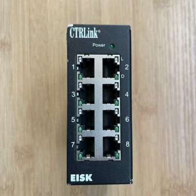 拆机美国科动 交换机 EISK8-100T 功能包好，实拍如