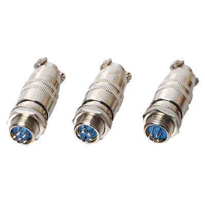 航空插头插座XS12JK4P-2/3/4/5/6/7 芯孔针连接器12mm推拉XS12K4A