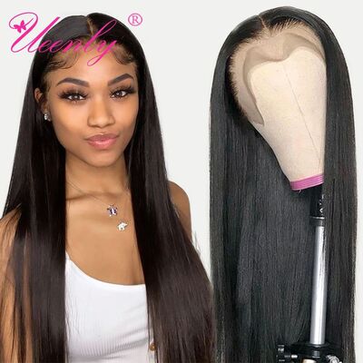 200 Density 13x4 13x6 HD Lace Frontal Human Hair Wigs Straig