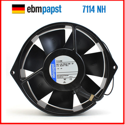 原装德国ebmpapst 7114NH φ150*38 24V 19W全金属轴流散热风扇