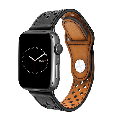 苹果透气创意潮牌白色手表带