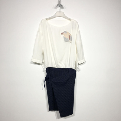 衣系列 D87909 时尚连衣裙品牌女装折扣颦