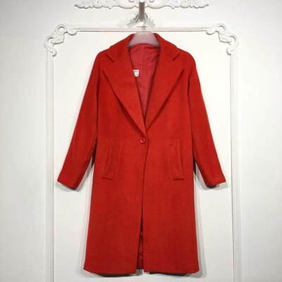 VE系列 D97501 时尚毛呢外套品牌女装折扣颦