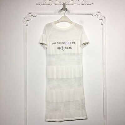 嘉M系列 8188S226 时尚针织连衣裙品牌女装折扣颦