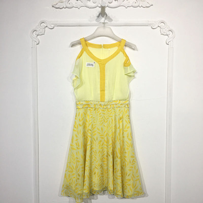 FLS系列 8098S142 时尚连衣裙品牌女装折扣颦