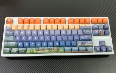 键匠莫奈手绘油画客制化三模无线热插拔机械键盘游戏电竞办公神器