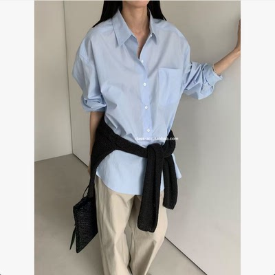 class韩国直邮031106 FEBRUARY.11 韩代2026款  大版纯色衬衫