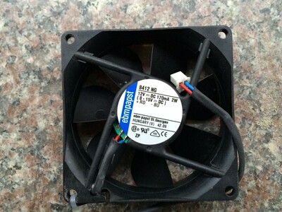 德国ebmpapst 依必安派特 8412NG 8025 12VDC 2.00W DC直流风扇