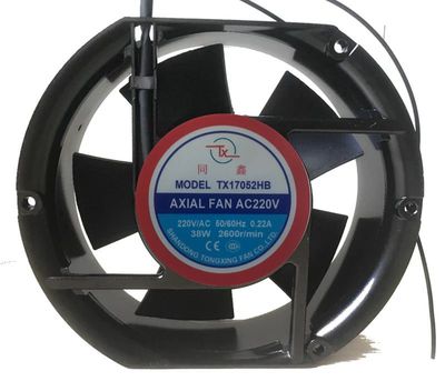 TX17052HB 380V110V 220V 散热风扇耐高温风机四方形 半圆形