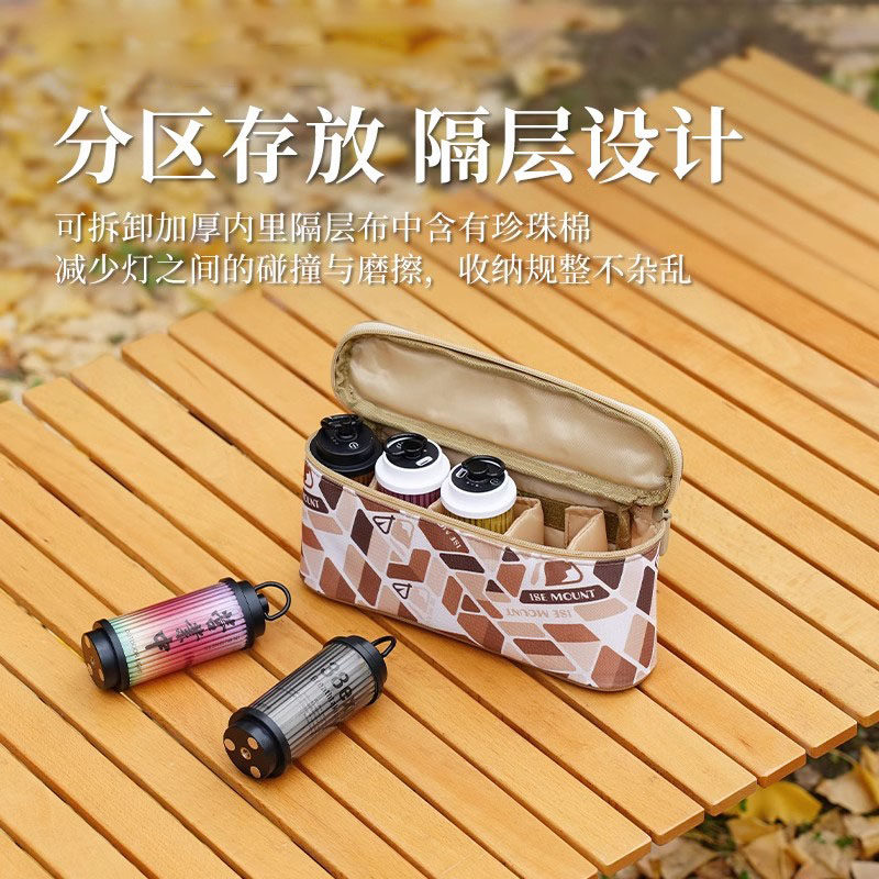 户外用品38灯收纳包防污防震户外露营工作灯分隔层保护套收纳袋