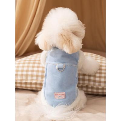 宠物小狗狗衣服麂皮绒马