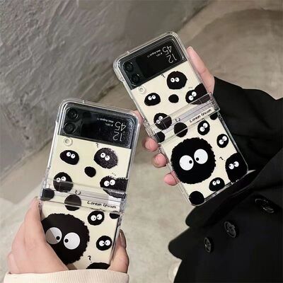 可爱煤球P50Pocket 宝盒/POCKETS折叠屏三星zflip7透明手机壳VIVO