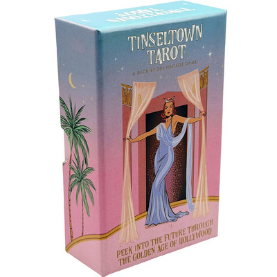 俗丽镇塔牌 Tinseltown Tarot 天地盖12*7 双面压纹英文卡牌游戏