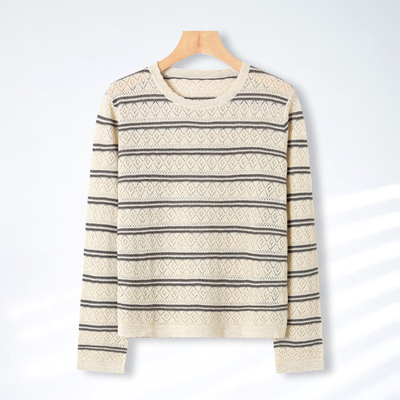 【澄澄粉丝专享】条纹圆领T恤PX2601S0043