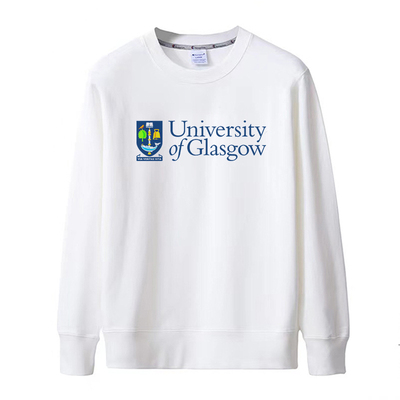 新款格拉斯哥大学Glasgow纯棉纪念衫男女衣服春秋季薄款套头宽松