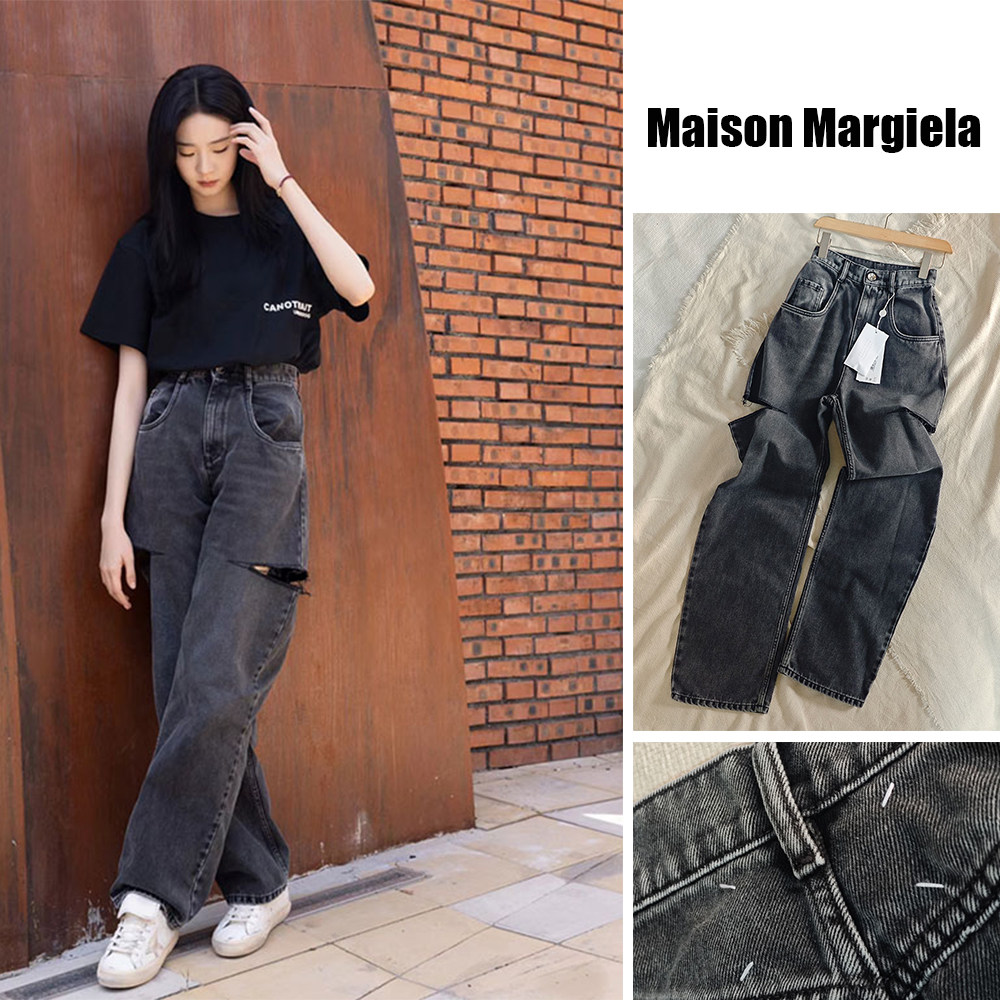 25春季国内现货Maison Margiela马吉拉明星款显瘦显高刀割牛仔裤