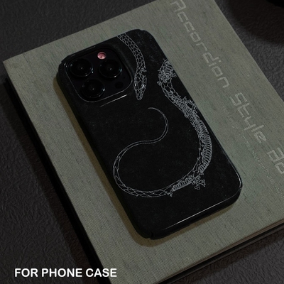 中式蛇影蜿蜒适用iPhone16promax苹果14小米15新款mate70华为p70nova13荣耀200手机壳opporeno13软壳vivox100