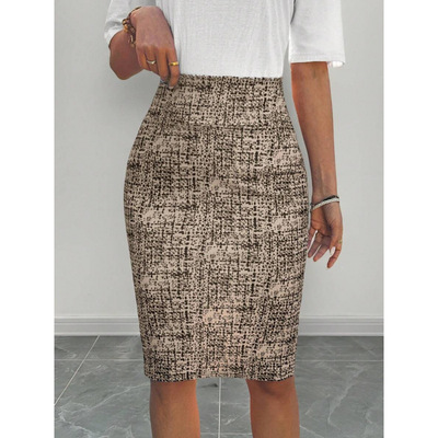 F 71222 Multi-button midi skirt 多纽扣时尚半身裙跨境外贸