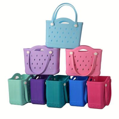 Poolside Large Capacity Lightweight EVA Beach Tote Bag with