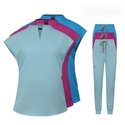 2025 Nurse Scrub Uniform Set Doctor Nurse Workwear Skin