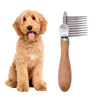 Dog Comb for Dematting Detangling Brush for Dogs Cats