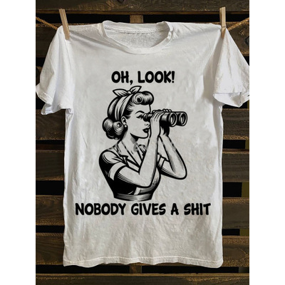 Q 66783 Punk Crew Neck T-shirt 朋克圆领短袖 T 恤跨境外贸