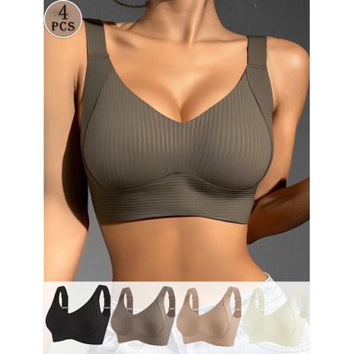 H 16439 Wireless beauty back bra 无钢圈美背文胸跨境速卖