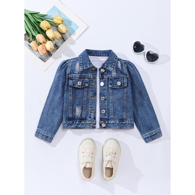 T 43632 omen's Blue Denim Jacket 牛仔外套 欧美跨境亚马逊外