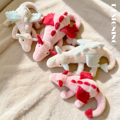 网红天空抹茶飞龙公仔玩偶软萌趴趴雪龙蓝龙粉龙长条毛绒玩具女生