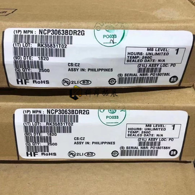 NCP3063BDR2G 3063B SOP8 开关稳压器 贴片IC 全新原装 BOM配单