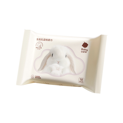 【天猫U先】兔兔乳霜棉柔巾10抽*3包