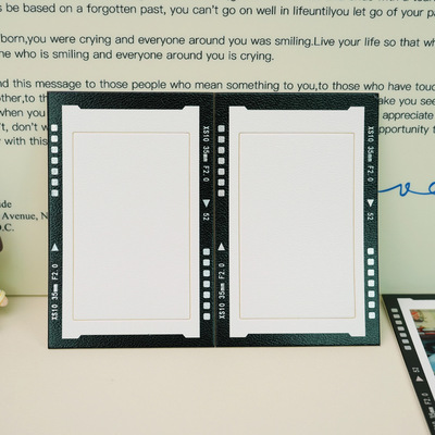 复古胶片书签幻灯片透卡