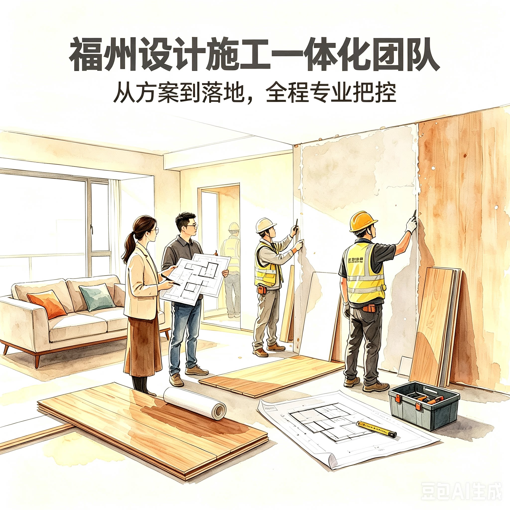 福州接单家装房屋室内装修全案设计老旧房整体翻新本地设计师改造