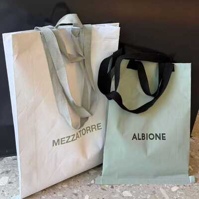 高端服装店编织袋防水买手环保袋牛皮纸加厚编织袋购物礼品袋定制