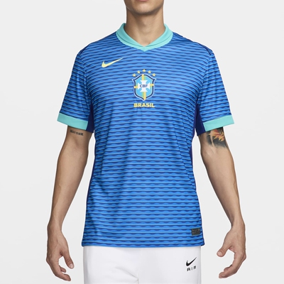Nike/耐克2024 赛季巴西队客场球迷版  男子速干足球球衣FJ4283