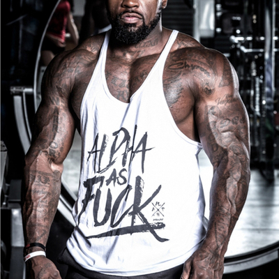 男士纯色健身背心 Gym tank tops men bodybuilding sport vests